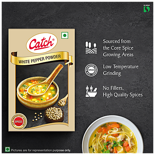 Buy Catch Powder White Pepper 100 Gm Carton Online At Best Price of Rs ...