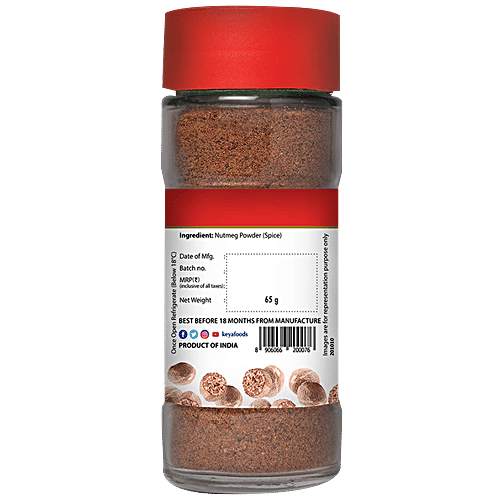 Buy Keya Powder Travancore Nutmeg 65 Gm Jar Online at the Best Price of ...