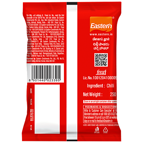 Buy Eastern Powder Chilly 250 Gm Pouch Online At Best Price of Rs 96.90 ...