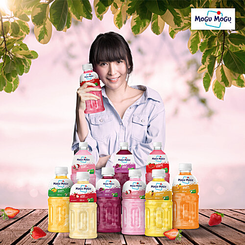 Buy Mogu Mogu Juice Strawberry 300 Ml Online At Best Price of Rs 70 - bigbasket