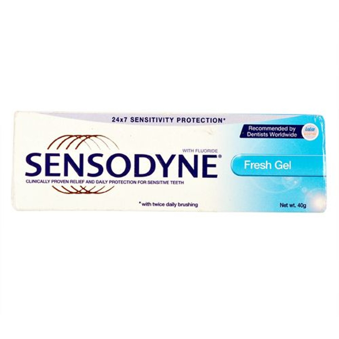 Buy Sensodyne Toothpaste Fresh Gel For Sensitive Teeth 40 Gm Online at ...