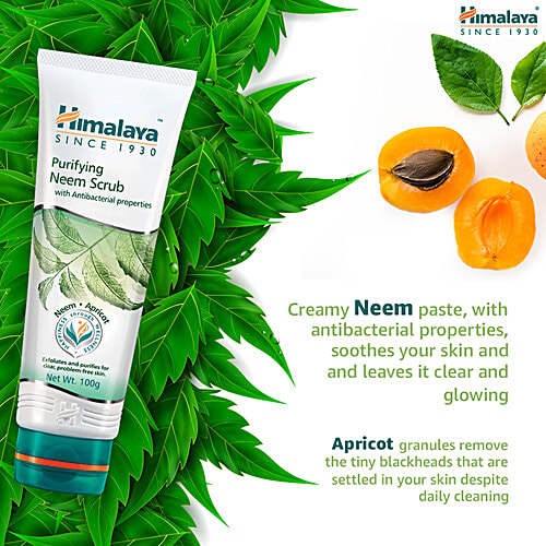 Buy Himalaya Scrub Purifying Neem 100 Gm Tube Online At Best Price of ...