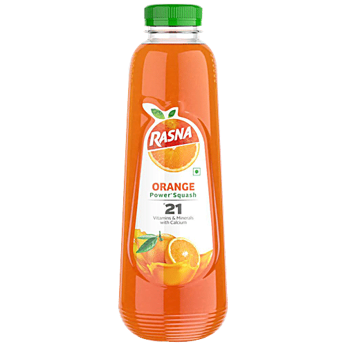 Buy Rasna Fruit Juice - Fruit Plus, Orange Super Squash Online at Best ...