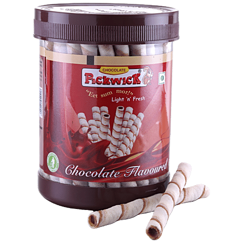 Buy Pickwick Wafer Biscuits Chocolate Flavor 300 Gm Jar Online at the ...