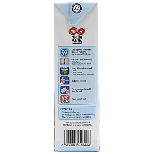Buy Go Milk Double Toned 1 Lt Carton Online at the Best Price - bigbasket