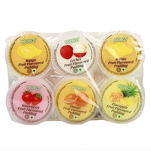 Buy Cocon Konnyaku Pudding - Mango, Lychee, Strawberry, Orange ...