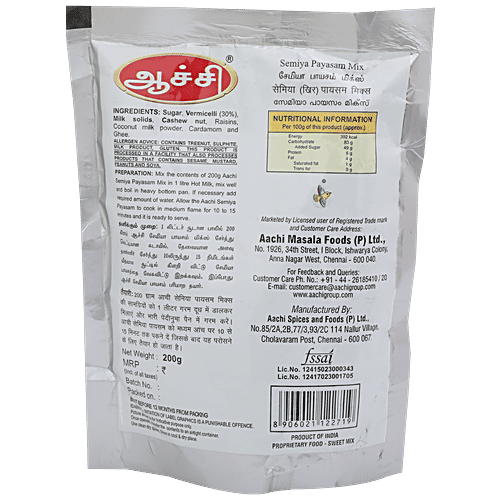 Buy Aachi Mix Semiya Payasam 200 Gm Pouch Online At Best Price - bigbasket