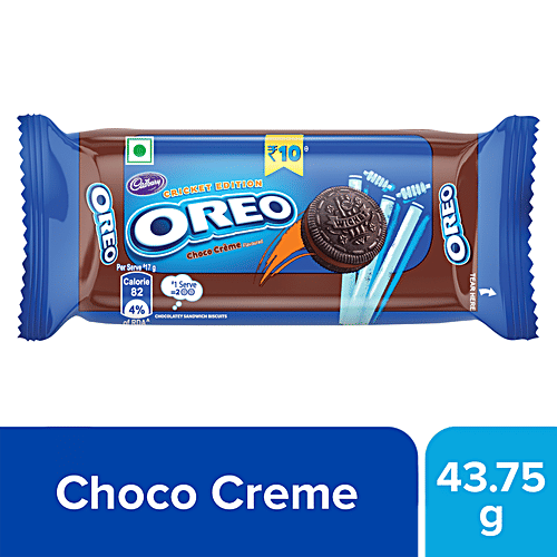 Buy Cadbury Oreo Crème Biscuit - Chocolate 46.3 gm Online at Best Price ...