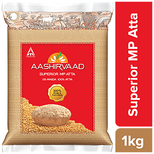 Buy Aashirvaad Aashirvaad Atta Mp 1 Kg Online at the Best Price of Rs ...