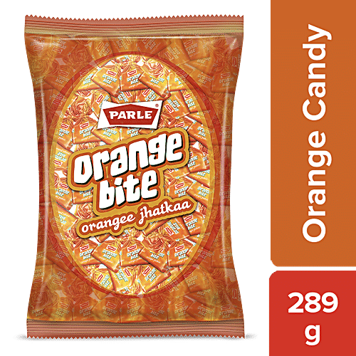 Buy Parle Candy Orange Bite Jhatkaa 289 Gm Pouch Online At Best Price ...