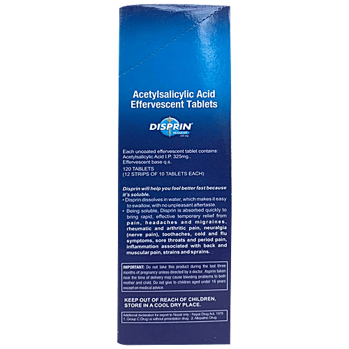 Buy Disprin Regular 325 mg Tablet - Provides Relief From Pain, Headache ...