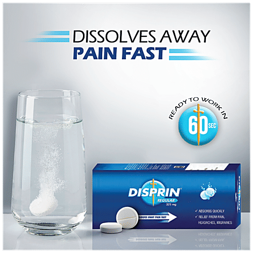 Buy Disprin Regular 325 mg Tablet - Provides Relief From Pain, Headache ...