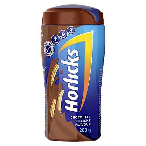 Buy Horlicks Health Nutrition Drink Chocolate Flavour 200 Gm Jar Online ...