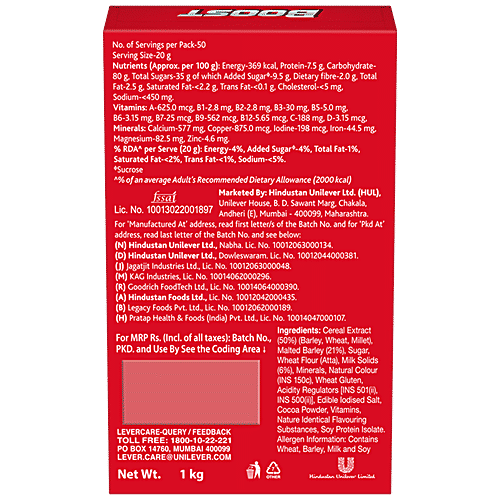 Buy Boost Nutrition Drink Health Energy Sports 1 Kg Carton Online At ...