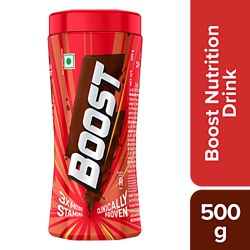 Buy Boost Nutrition Drink Health Energy Sports 500 Gm Jar Online At ...