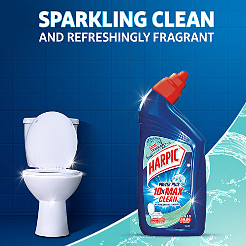 Buy Harpic Disinfectant Toilet Cleaner Liquid - Refreshing Marine Online at Best Price of Rs 192 ...