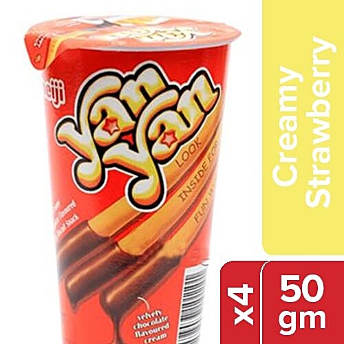 Buy Yan Yan Dip Biscuit - Creamy Chocolate Flavored Online at Best ...