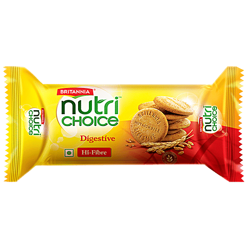 Buy Britannia NutriChoice Digestive High Fibre Biscuits Online at Best ...