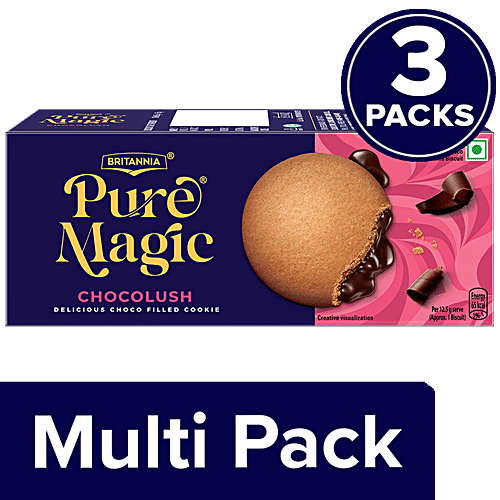 Buy Britannia Pure Magic - Chocolush 3x75 gm (Multipack) Online at Best ...