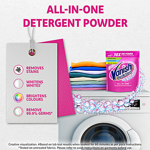 Buy Vanish Laundry Stain Removal Powder - Additive 2x400 gm (Multipack ...