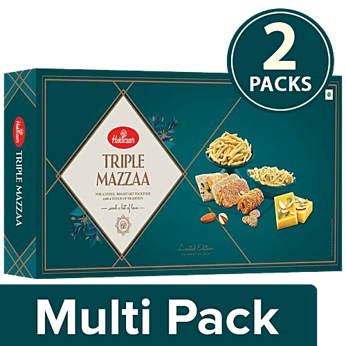 Buy Haldiram's Triple Mazaa Gift Pack Online at Best Price of Rs 780 ...