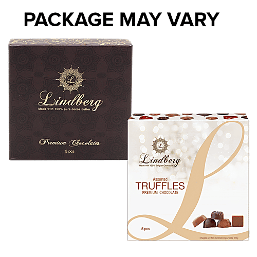 Buy Lindberg Assorted Gift Box - Pure Belgium Chocolate Truffles 10x50 ...