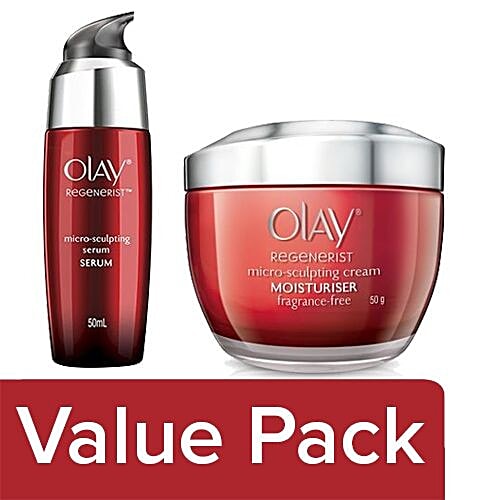 Buy Olay Regenerist Micro Sculpting Moisturizer 50G + Anti-Aging ...