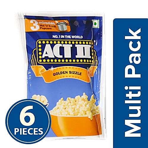 Buy ACT II Instant Popcorn - Golden Sizzle Online at Best Price of Rs ...