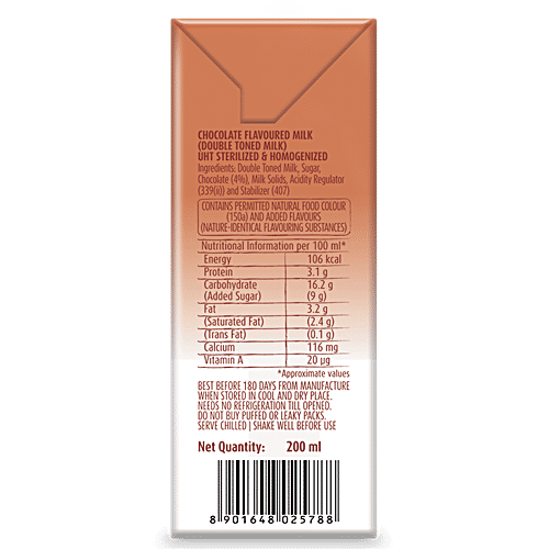 Buy mother dairy Milk Shake - Chocolate Carton 4x200 ml (Multipack ...