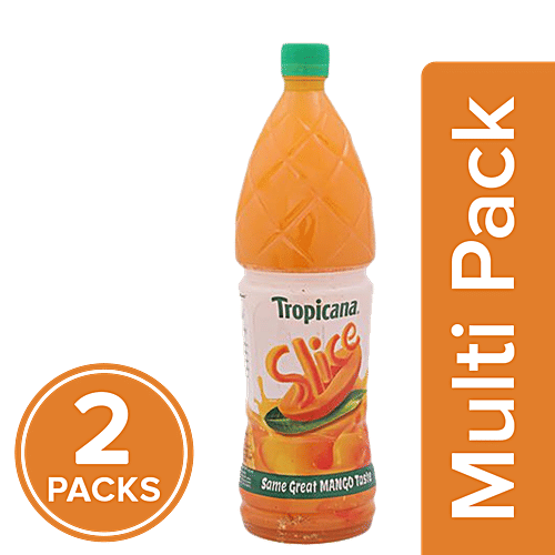 Buy Tropicana Slice Mango Juice 2x1.2 L (Multipack) Online at Best ...