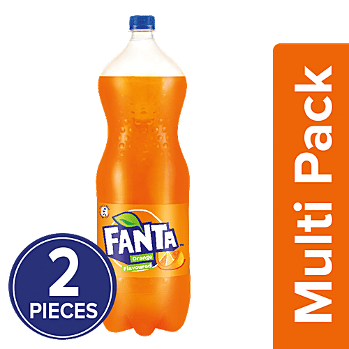 Buy Fanta Soft Drink - Orange Flavored 2x2 L (Multipack) Online at Best ...