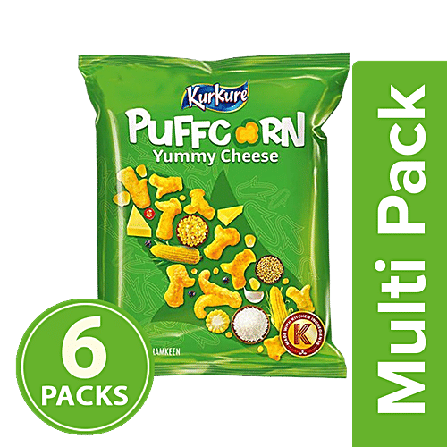 Buy Kurkure Namkeen - PuffcornYummy Cheese Online at Best Price of Rs ...