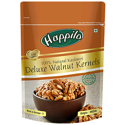 Buy Happilo Walnuts - Kernels, Deluxe 100% Natural Kashmiri Online at Best Price of Rs 850 ...