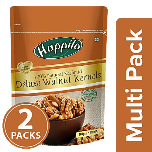 Buy Happilo Walnuts - Kernels, Deluxe 100% Natural Kashmiri Online at Best Price of Rs 850 ...