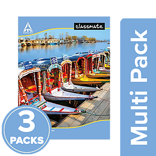 Buy Classmate King Size Notebook - Ruled, Single Line, 240 mm x 180 mm ...