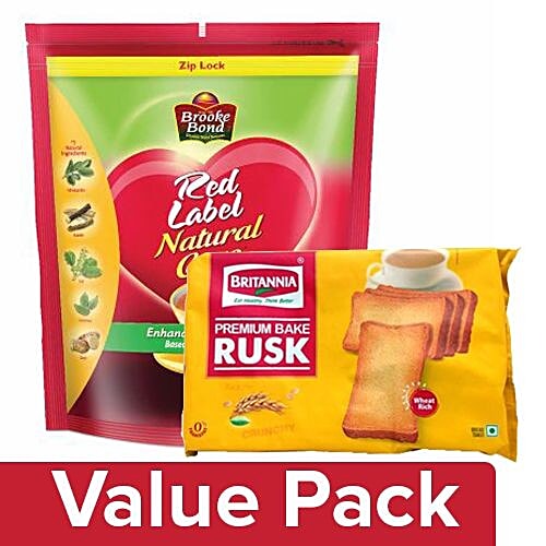 Buy bb Combo Red Label Tea - Natural Care 1 Kg + Britannia Premium Bake ...