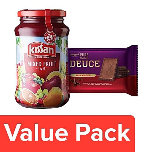 Buy bb Combo Pure Magic Biscuit Milk Chocolate, Deuce 60G + Kissan ...