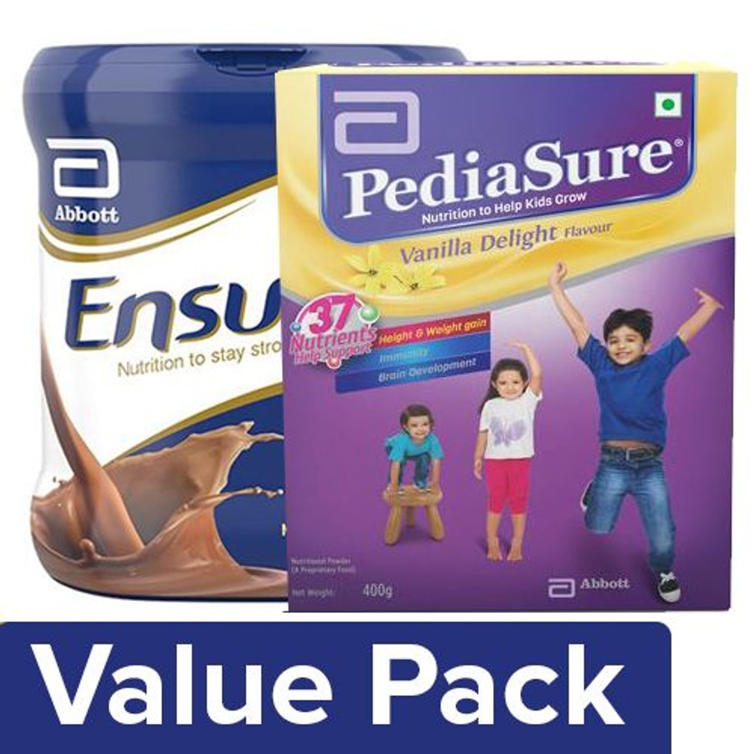 Buy Pediasure Pediasure Nutritional Powder Vanilla+Ensure Nutritional ...
