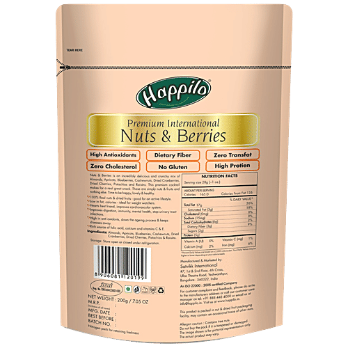 Buy Happilo Nuts & Berries - Premium International Online at Best Price ...