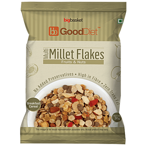 Buy GoodDiet Multi Millet Flakes - With Fruits & Nuts Online at Best ...