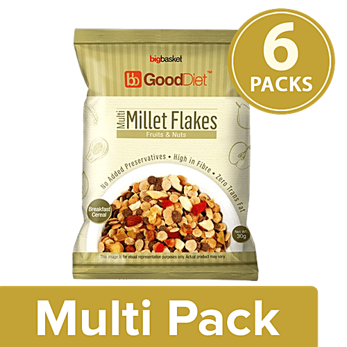 Buy GoodDiet Multi Millet Flakes - With Fruits & Nuts Online at Best ...
