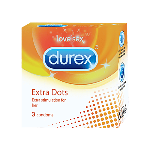 Buy Durex Condoms - Extra Dots Online at Best Price - bigbasket
