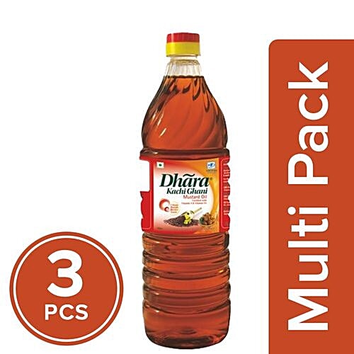 Buy Dhara Oil - Mustard (Kachi Ghani) Online at Best Price of Rs 504 ...