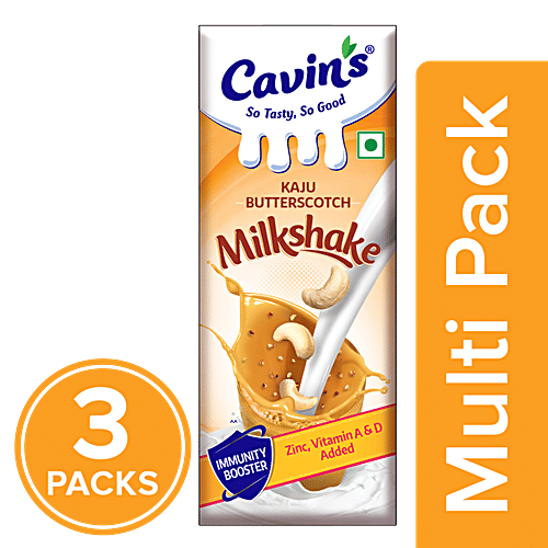 Buy Cavins Kaju Butterscotch Milkshake - With Zinc, Vitamin A & D Added ...