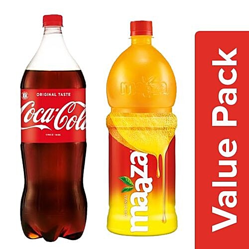 Buy bb Combo Maaza Mango Drink 1.2 lt Pet Bottle + Coca Cola Soft Drink ...