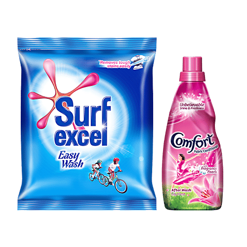 Buy bb Combo Surf Excel Detergent Powder 4 kg + Comfort Lily Fresh ...