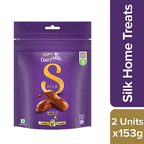 Buy Cadbury Dairy Milk Silk Minis Chocolate Home Treats Pack Online at ...
