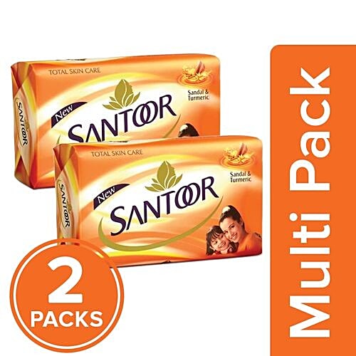 Buy Santoor Sandal & Turmeric Soap Online at Best Price of Rs 100 ...