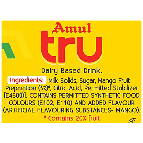 Buy Amul Tru Mango Online at Best Price of Rs 40 - bigbasket