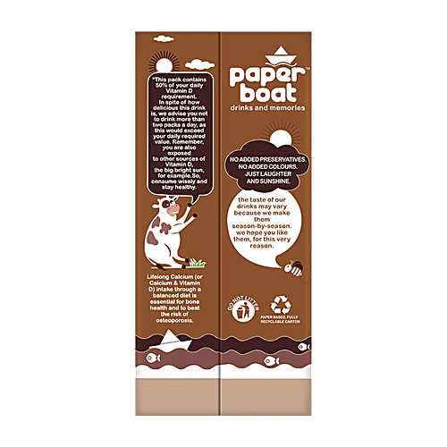 Buy Paper Boat Chocolate Milkshake - Enriched With Vitamin D Online at ...